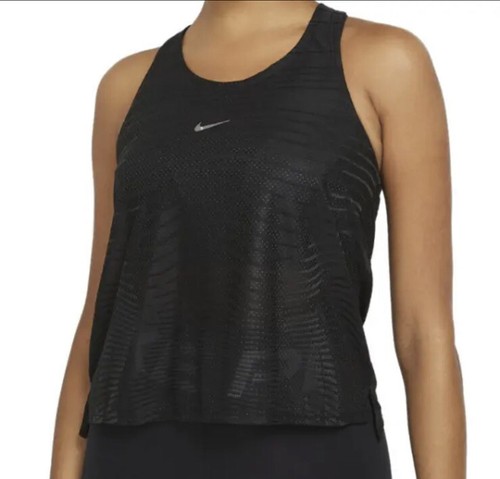 Nike Pro Women's Dri-FIT Tank Top DA0528-010 Black Size XS X-Small | eBay