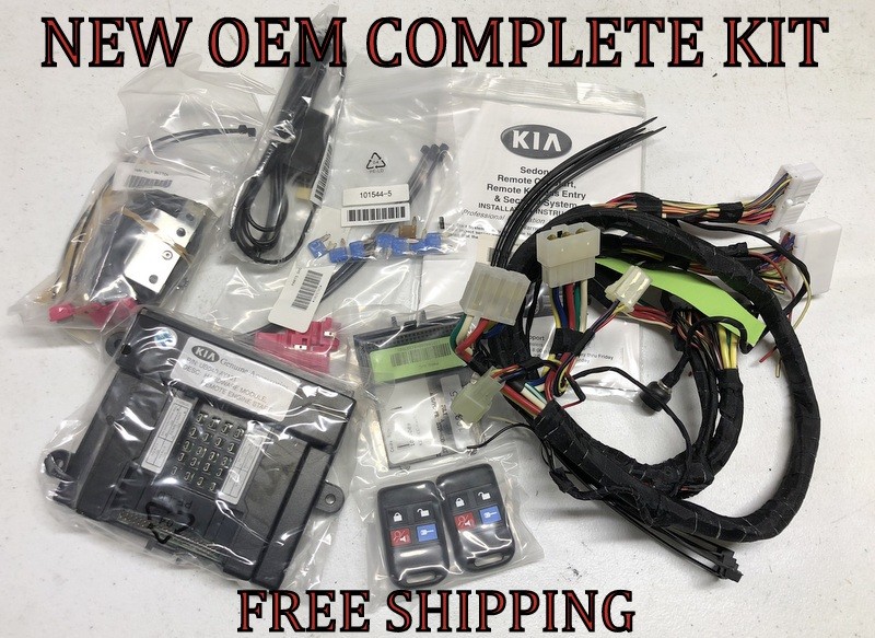 NEW OEM GENUINE KEYLESS ENTRY REMOTE START KIT FOR 01-05 KIA SEDONA ...
