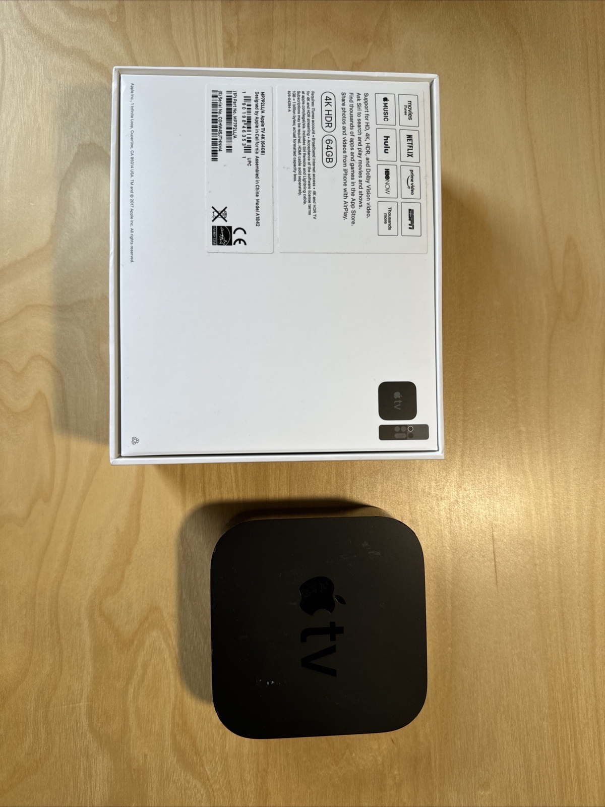 Apple TV (5th Generation) 4K HD Media Streamer (MP7P2LL/A) - Black ...