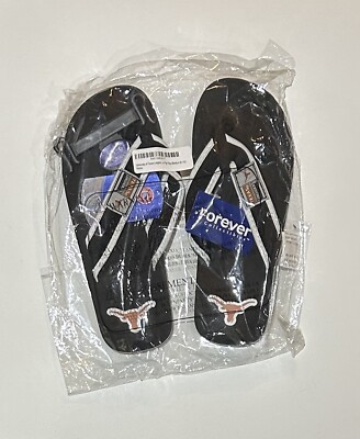 Texas Longhorns Flip flop Sandal Thong Men's Medium Size 9/10 New with ...