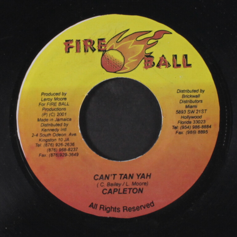 CAPLETON: can't tan ya / wanga rhythm Fire Ball Records (2) 7" Single 45 RPM | eBay