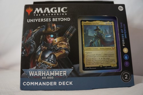 MTG Warhammer 40000 40k Forces of The Imperium Commander Deck New & Sealed | eBay