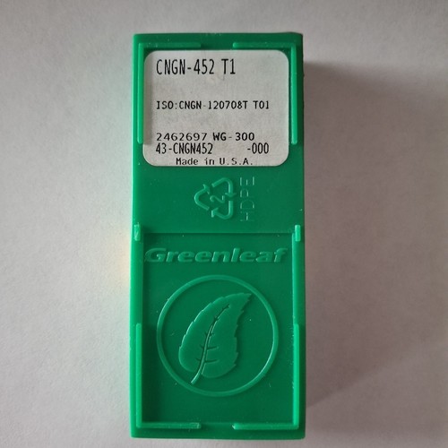 Greenleaf CNGN-452 T1 WG- 300 Turning Inserts | eBay
