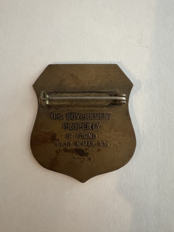 Original Vintage Obsolete US Post Office USPS Badge Jacksonville FL ...