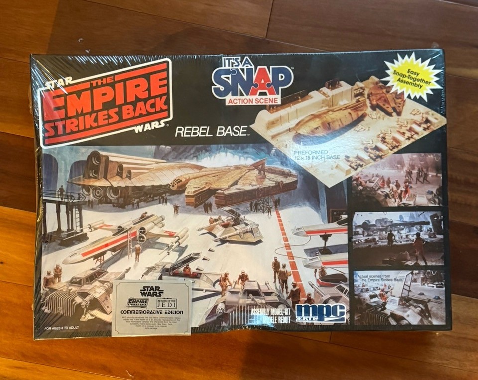 Sealed MPC/ERTL Star Wars 8735 Battle of Hoth Rebel Base The Empire ...