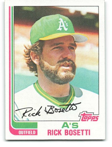 1982 Topps #392 Rick Bosetti NM+++ Athletics ID:255059 | eBay