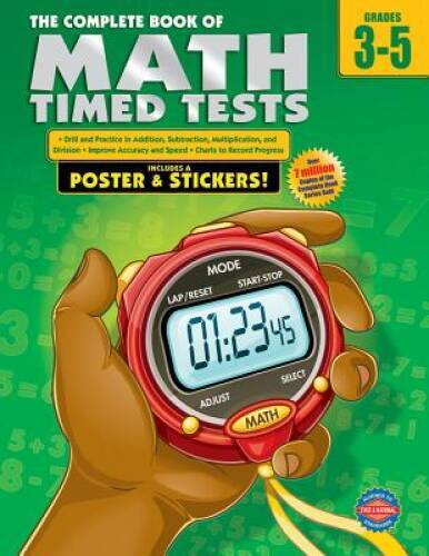 The Complete Book of Math Timed Tests, Grades 3-5 - Paperback - GOOD ...