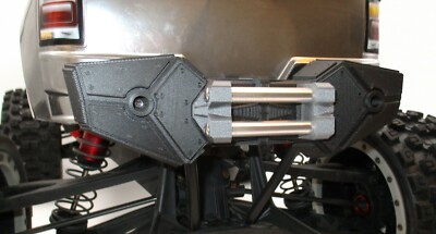 Fits Traxxas XMaxx X-Maxx 8s Rear Bumper With Ram(Many Colors) Includes ...