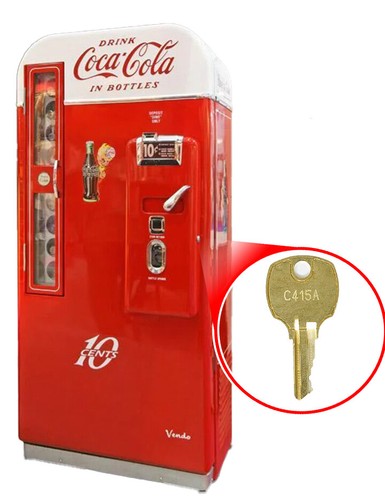 Coca Cola Coke Vending Machine Key - You Select Key # - Cavalier Vendo ...