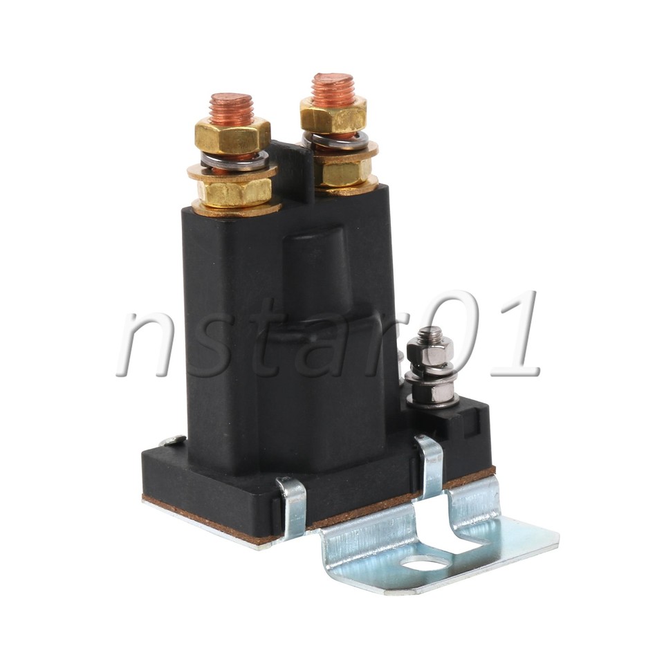 High Current Continuous Starter Relay 12V 500A for Car w/ Screw Yellow ...