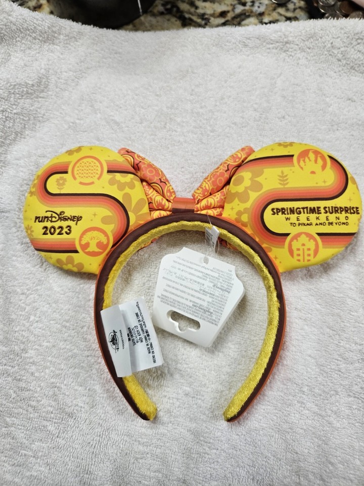 2023 Disney RunDisney Springtime Surprise Pixar Weekend Minnie Ear ...