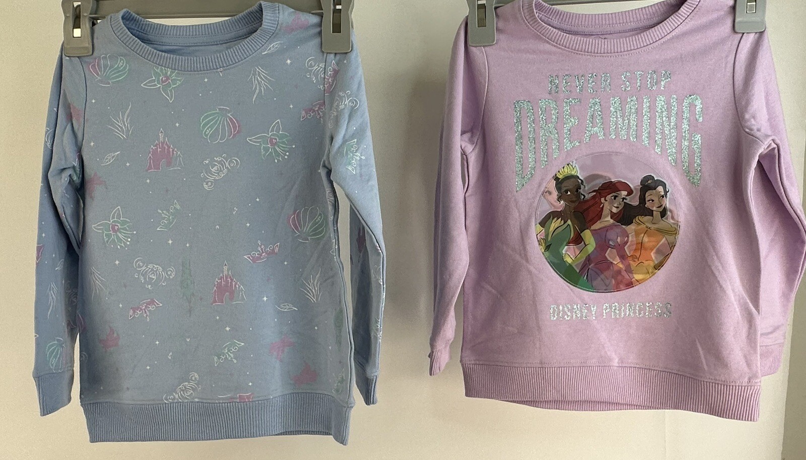 NWT Girls 2pk Disney Sweaters, Light Weight Jumpers Minnie Mouse ...