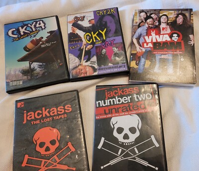 Lot CKY4 , CKY TRILOGY, VIVA BAM FIRST SEASON, JACKASS NUMBER 2 , LOST ...