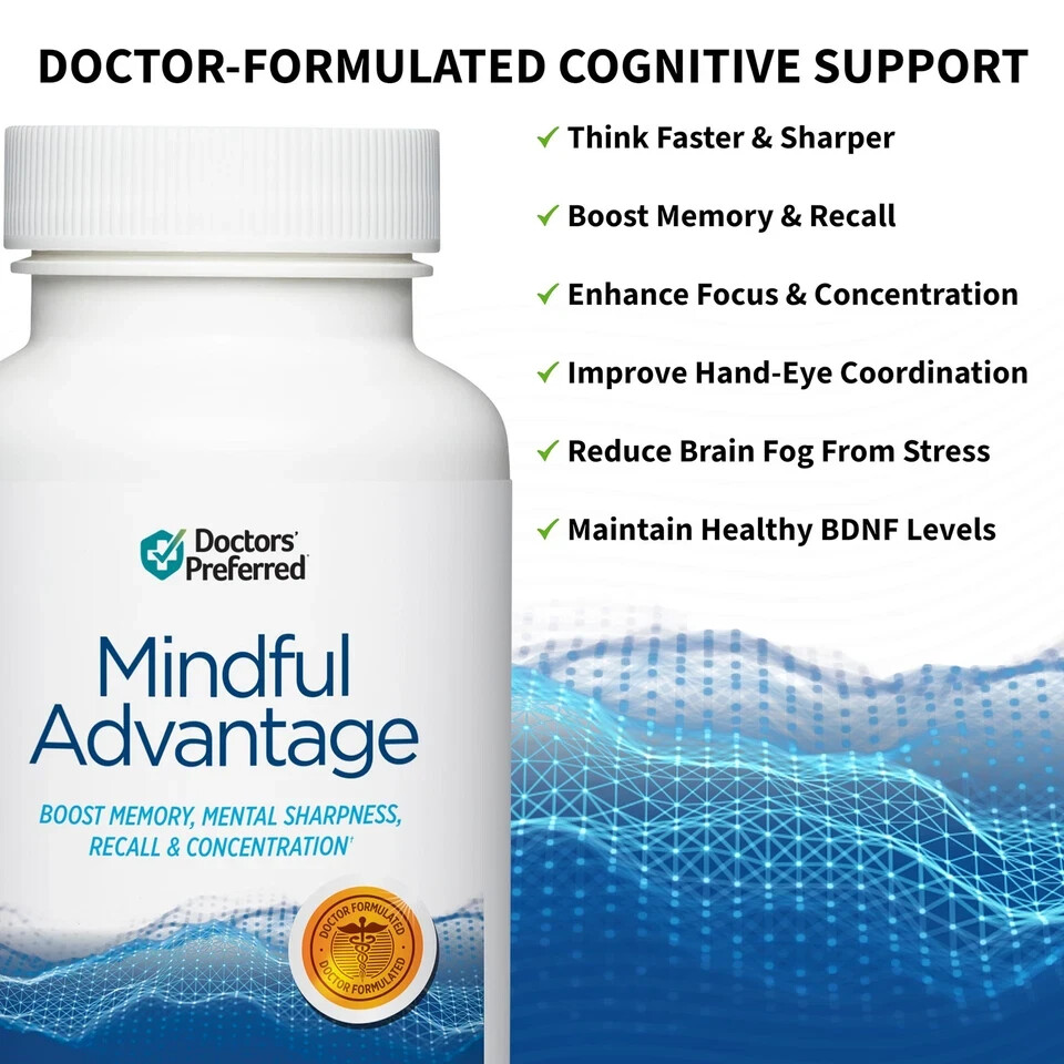 Mindful Advantage Brain Supplement for Memory and Focus - Boost Memory ...