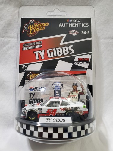 2023 Nascar Authentics TY GIBBS Winners Circle Sport Clips Haircut Wave ...