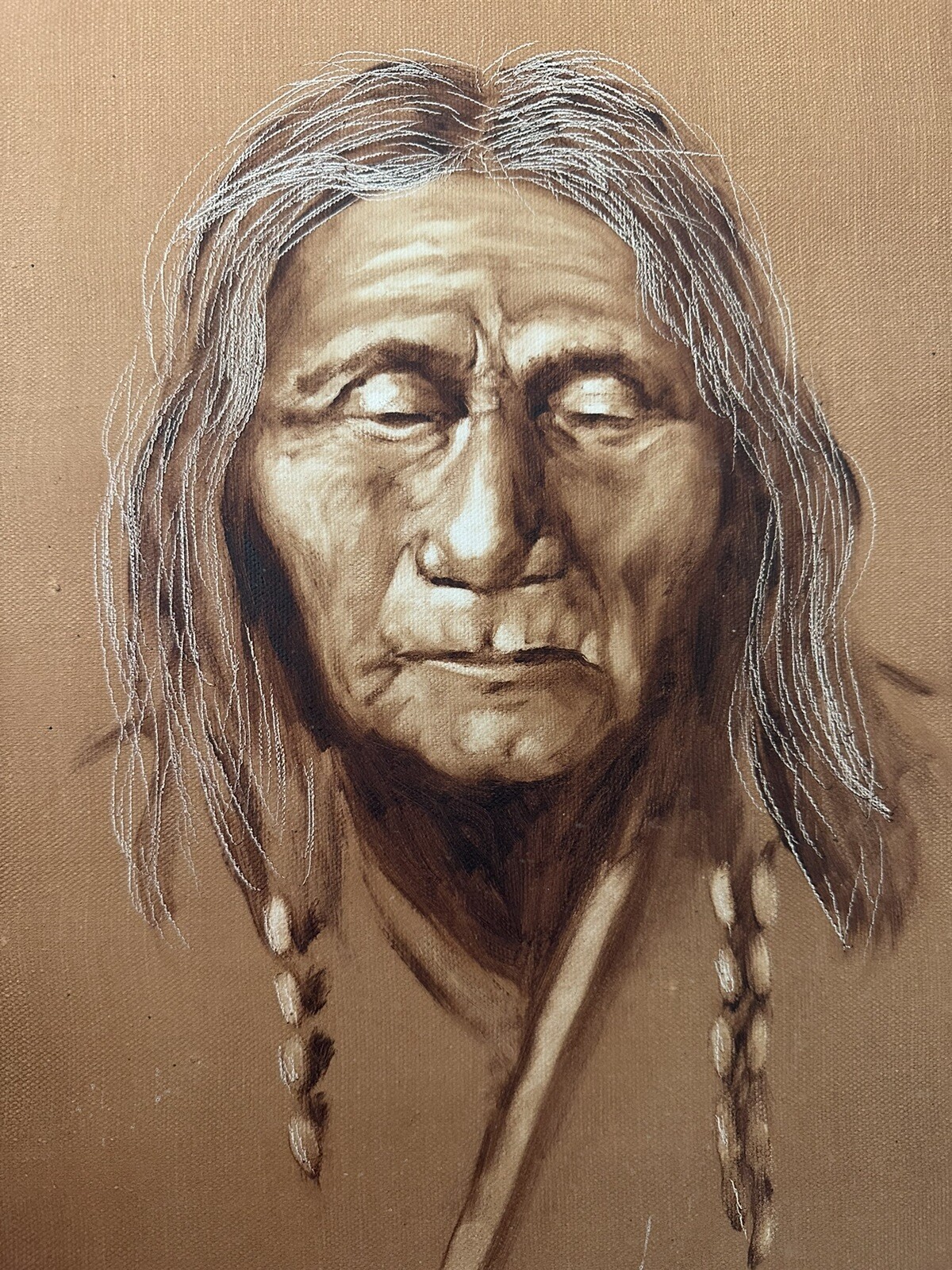 Pair Maria Adella Native American Caddo & Luiseno Tribe Portrait ...