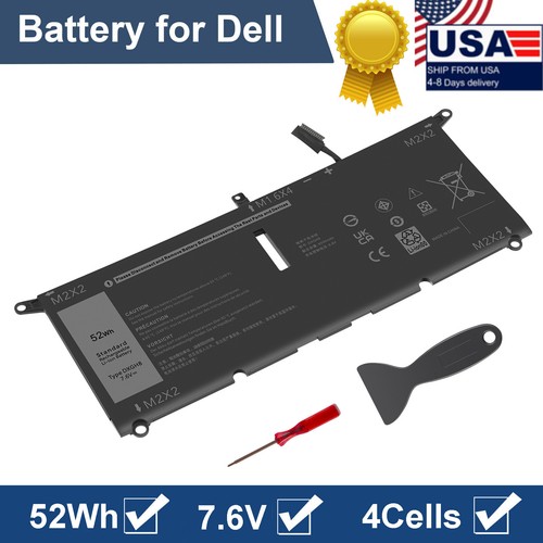 DXGH8 Battery for DELL XPS 13 9370 9380 Inspiron 13 7390 7391 P82G001 ...