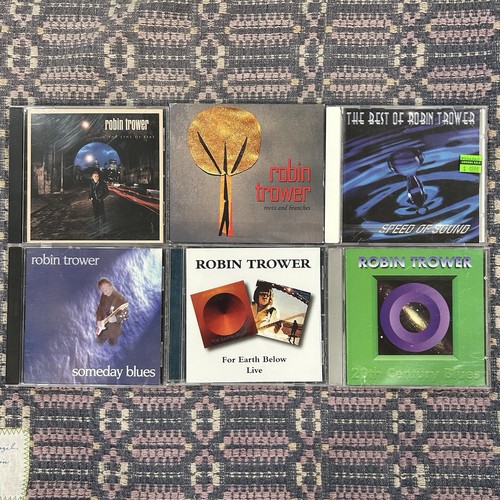 Robin Trower 6 CD Lot Roots and Branches Someday Blues For Earth Below ...