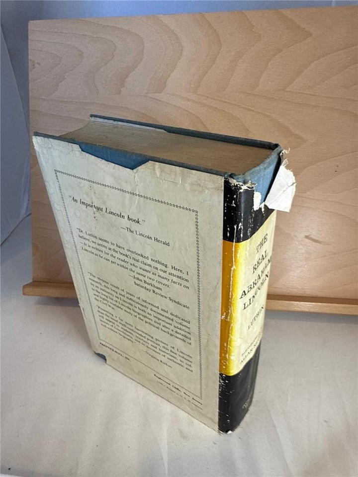 The Real Abraham Lincoln by Reinhard H Luthin 1960 HC/DJ Civil War ...