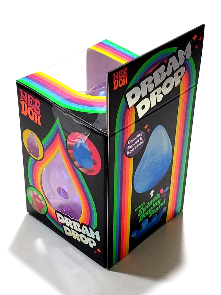Nee Doh Dream Drop 💧 Purple Fidget Tactile Squeeze Toy New Unopened Box ...