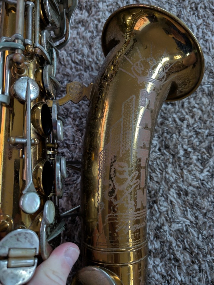 Martin Handcraft Comm II Alto Saxophone Orig Lacquer Match Serials ...