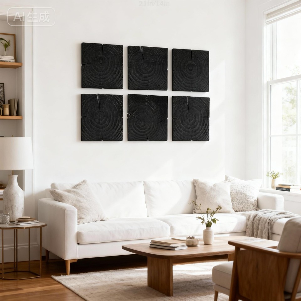 Rustic Wood Wall Art–Farmhouse Style Wooden Wall Hanging Decor for ...