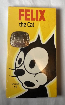 Sealed New 1989 Felix the Cat VHS Cartoon Classic Video Library GTK ...