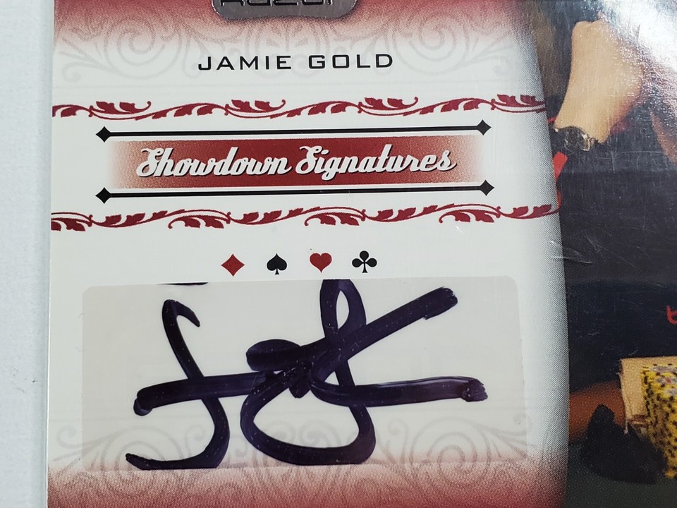 Jamie Gold 2007 Razor Poker Showdown Signatures #SS-13 Autograph Auto ...