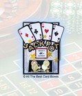 Casino party decoration,custom slot machine card box,personalized,holds ...