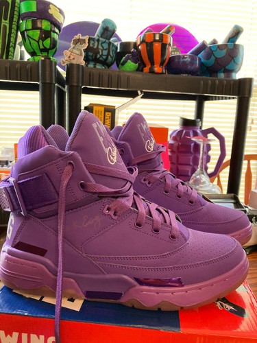 PATRICK Ewing 1bm00152-502 33 hi SIZE 10.5 PURPLE PATRICK RARE OUT OF ...