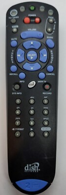 Dish Network Remote Control 4.0 IR/UHF Pro 132577 Blue #2 | eBay