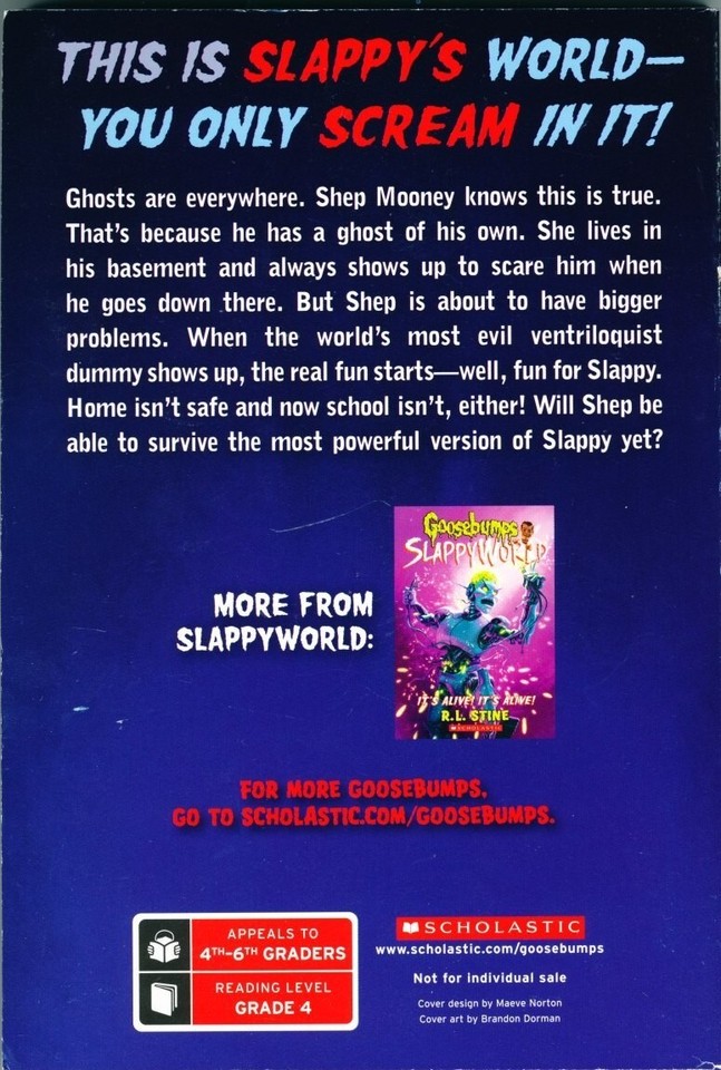 Goosebumps SlappyWorld Books Slappy World Lot Of 8 #'s 1-8 Paperback | eBay