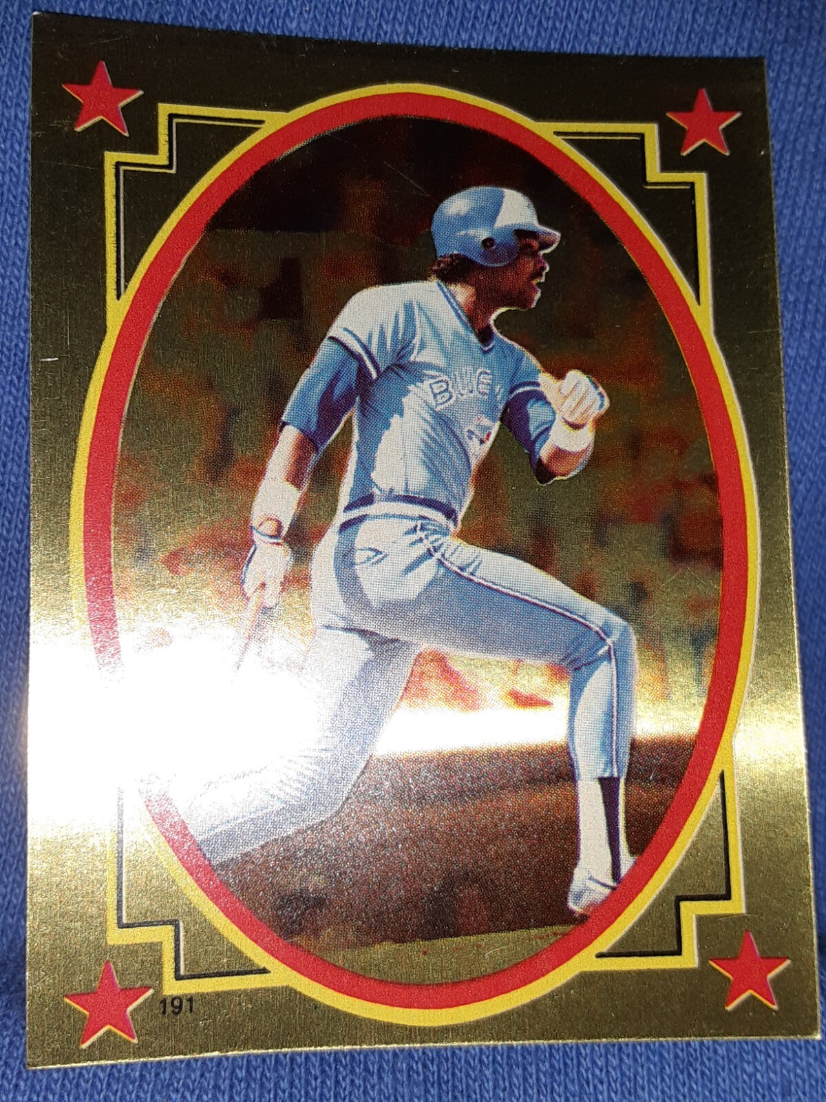 1984 TOPPS LLOYD MOSEBY FOIL STICKER BASEBALL CARD #191 | eBay