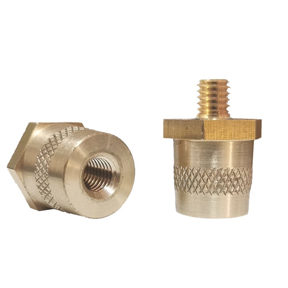M8 Battery Terminal Connector Pair with Brass Tone for Reliable ...