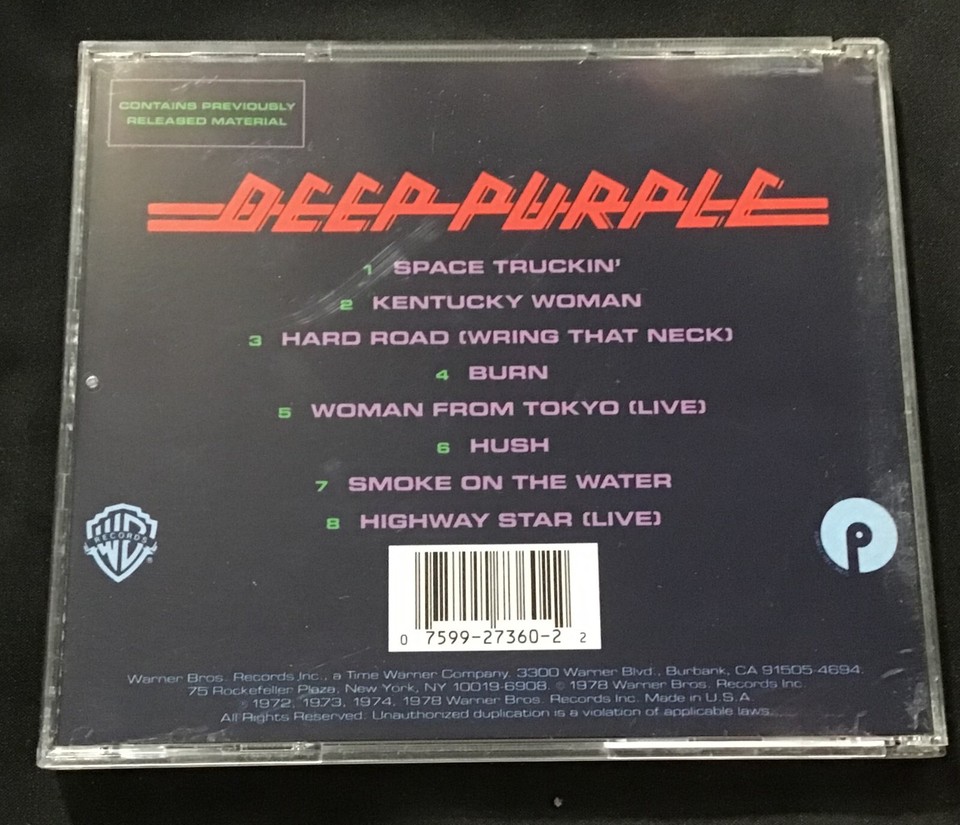 When We Rock, We Rock & When We Roll, We Roll Deep Purple CD ...