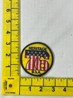 Heritage 76 BSA Patch Yellow Vintage | eBay