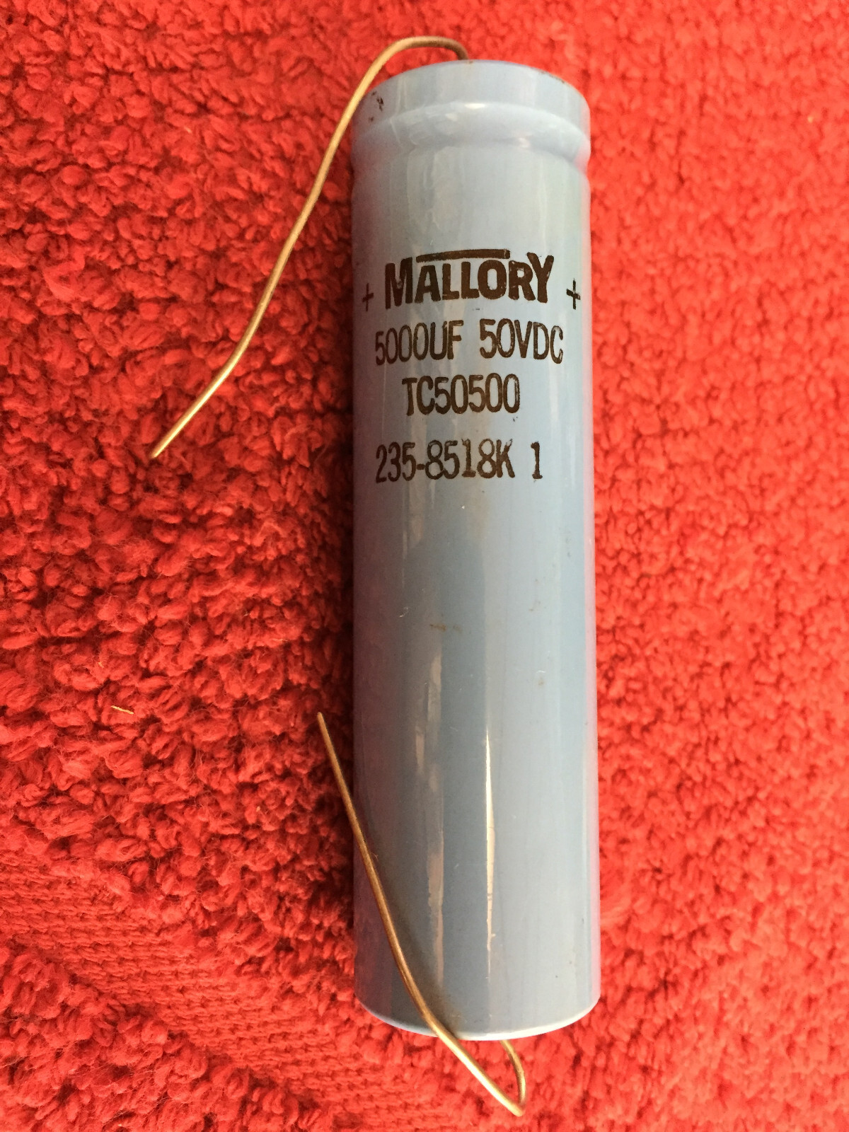 TC50500 MALLORY 5000UF 50VDC AXIAL CAPACITOR NOS | eBay