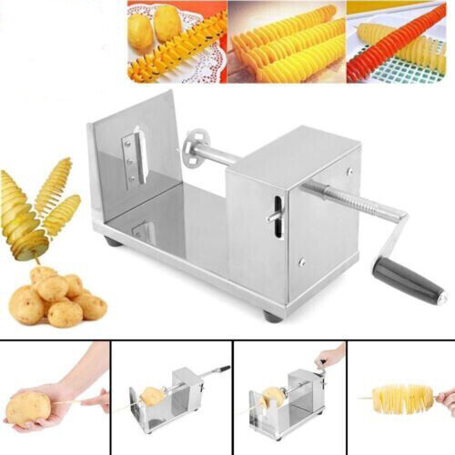 Spiral Potato Slicer Chipper Potato Chips Cutter Machine Tornado ...
