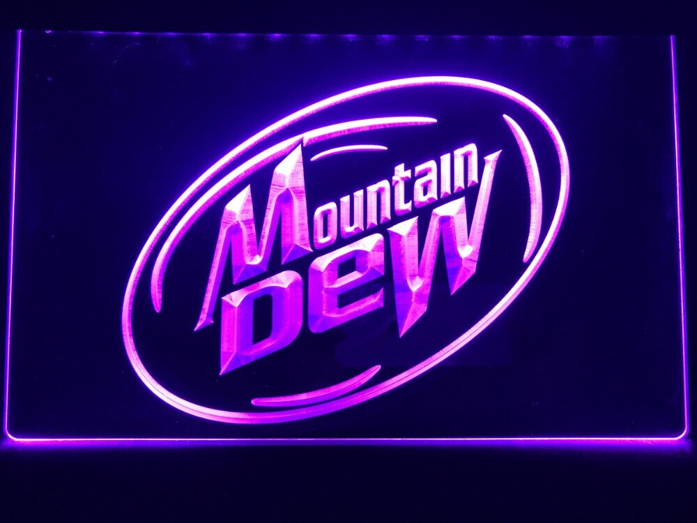 Mountain Dew Logo Neon-Like LED Sign, 52% OFF