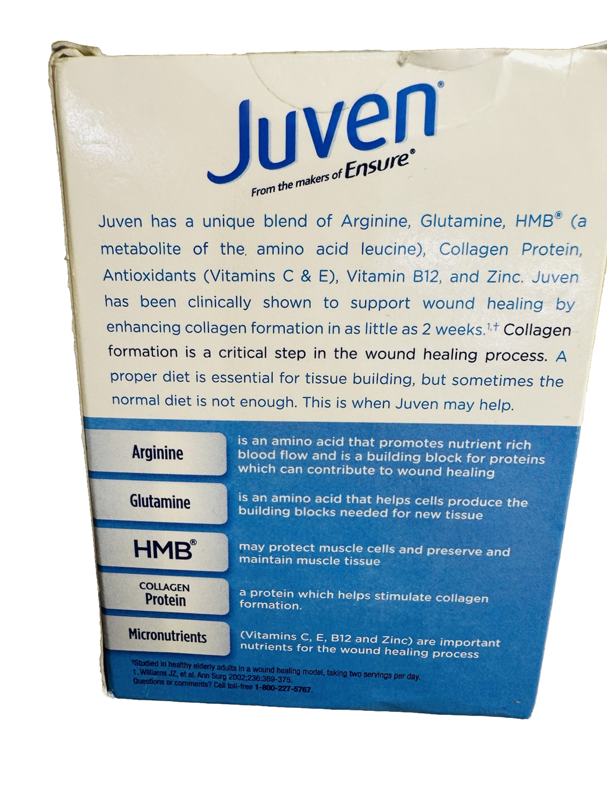Juven Therapeutic Vitamin/Mineral Powder 1 Box(8 Packets Of 0.97oz Each ...