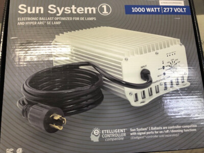 Sun System 1 1000 Watt 277 Volt DE and HPS Etilligent controller ...