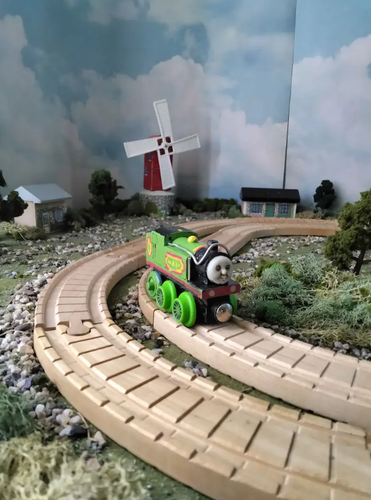 Bluebell Thomas Wooden Railway Custom | eBay