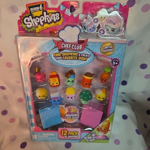 Shopkins Season 6 Chef Club - 12 Pack Retired Season RARE NEW In Box | eBay