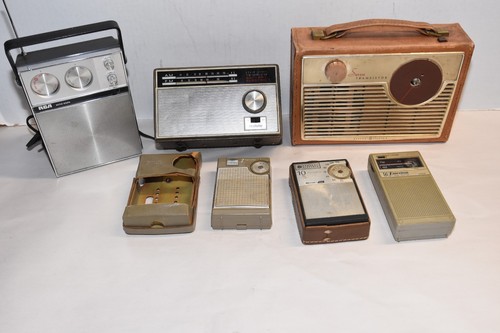 Lot of Vintage TRANSISTOR portable RADIOS for parts | eBay