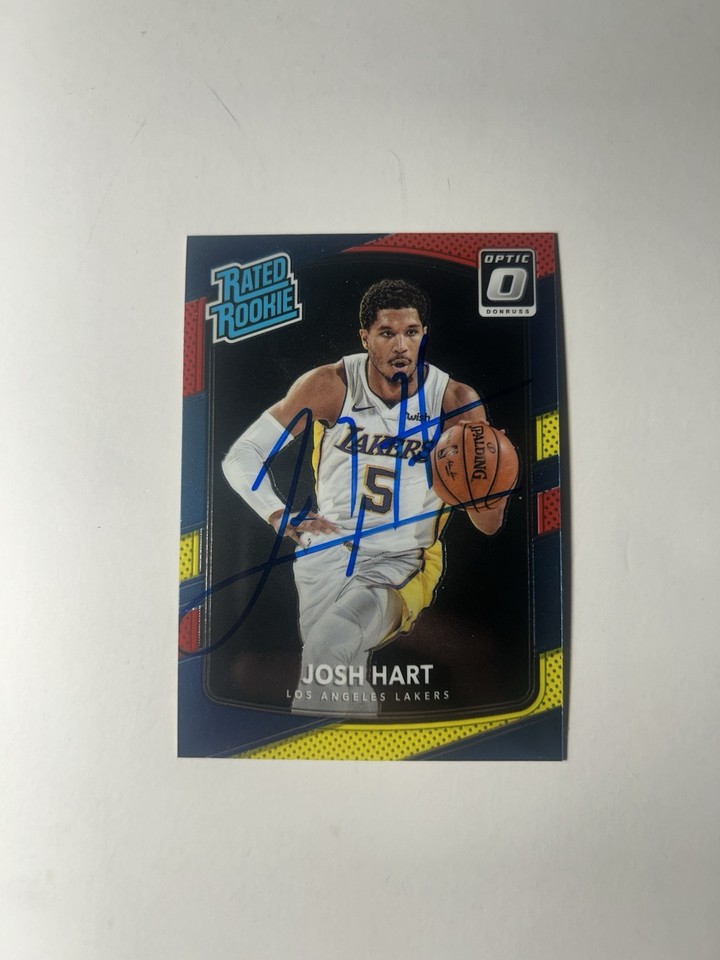 Josh Hart Signed 2017 Optic Red Yellow Auto Autographed Rookie Rc ...