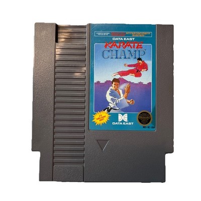Karate Champ 1986 Nintendo NES 5-Screw Game Tested Working Cartridge ...
