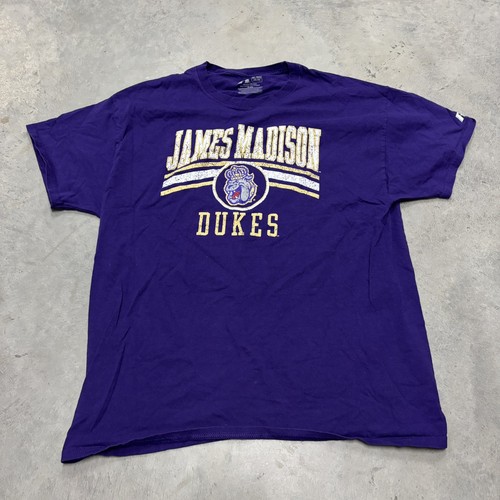 Jmu Dukes James Madison University Purple Shirt Men's Size XL | eBay