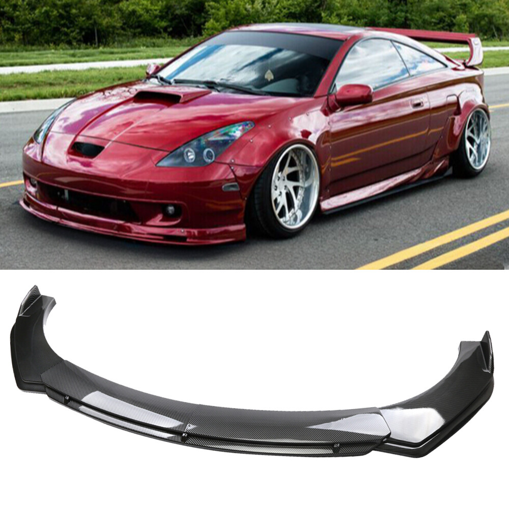 For Toyota Celica GT Carbon Style Front Bumper Lip Splitter Spoiler ...