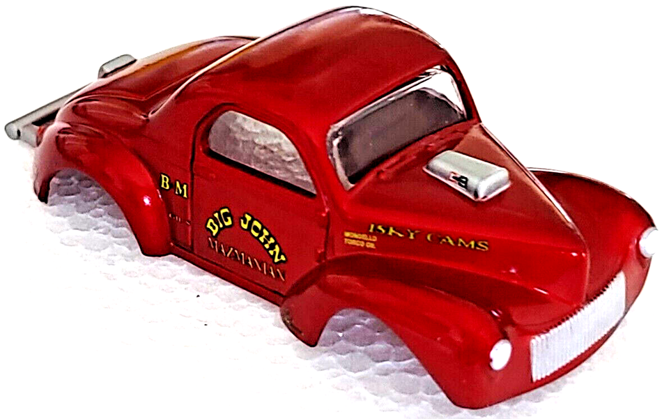 Big John Willys Gasser Candy RED JL TJet Slot Car BODY for AURORA ...
