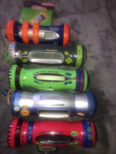 5 Leap Frog Learning System Games -5 Turbo Extreme Math Spelling Brain ...